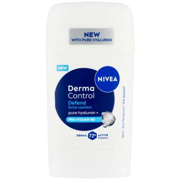 Nivea Derma Control Defend – tuhý antiperspirant 50ml, 72 h
